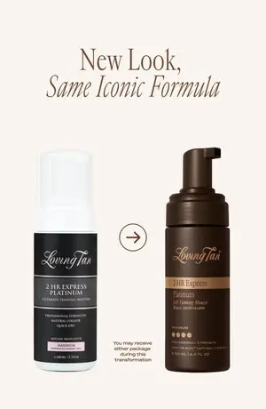 LOVING TAN 2hr Express Platinum Self-tanning Moussemaximum