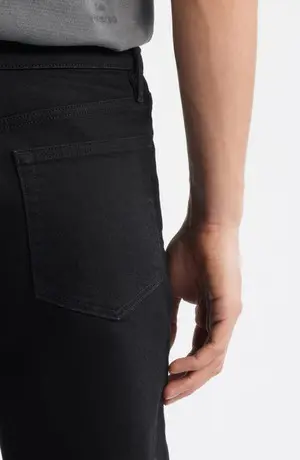FRAME High-waist Bootcut Jeans - Black