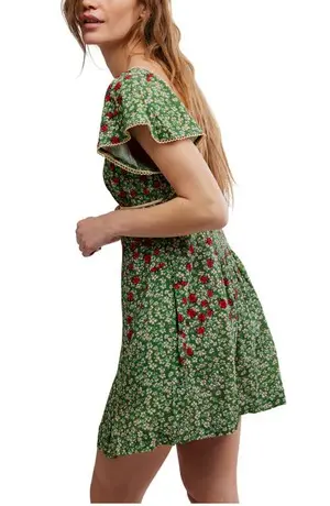 Free People Floral Mini Sundress