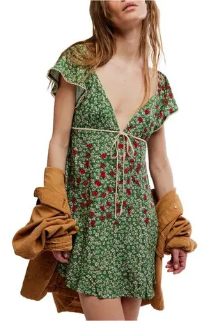 Free People Floral Mini Sundress