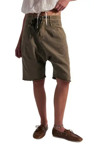 Free People Tie-waist Cotton Shorts