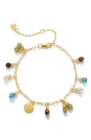 LA MENO Forest Dew Chain Bracelet - Gold