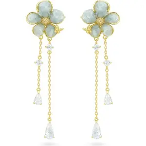 LA MENO Peach Blossom Drop Earrings - Gold