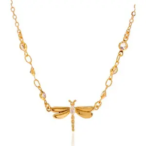 LA MENO Dragonfly Kiss Necklace