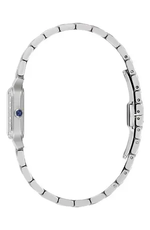 Bulova Classic Sutton Square Diamond & Mother-of-pearl Bracelet Watch - Silver-tone