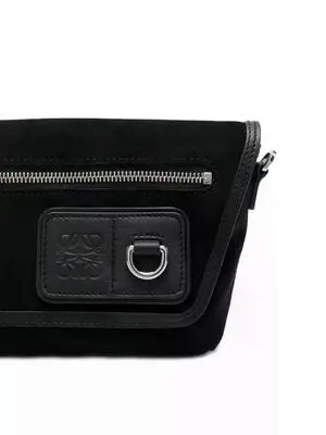 Loewe Mini Flex Messenger Bag - Black