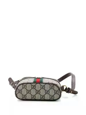 Gucci Ophidia Top Handle Bag Gg Coated Canvas Mini