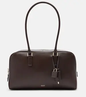 TOM FORD Leather Shoulder Bag - Brown