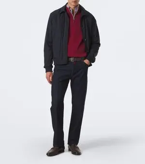 Kiton Slim Fit Jeans - Blue