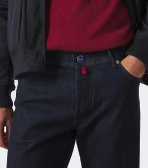 Kiton Slim Fit Jeans - Blue