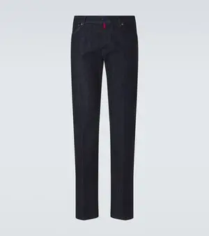 Kiton Slim Fit Jeans - Blue