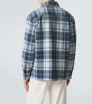 Dunhill Plaid Cashmere Overshirt