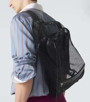 TOM FORD Leather-trimmed Backpack