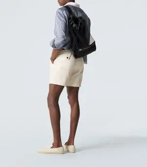 TOM FORD Leather-trimmed Backpack