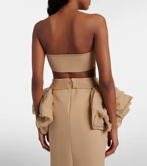 Max Mara Mxsfiabe Bandeau Top - Beige