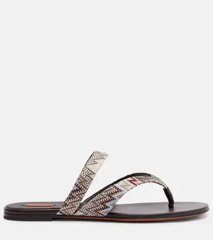 Missoni Luise Zigzag Thong Sandals