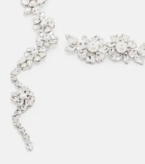 Simone Rocha Fragment Heartbloom Embellished Necklace