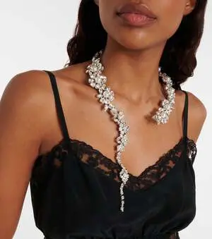 Simone Rocha Fragment Heartbloom Embellished Necklace