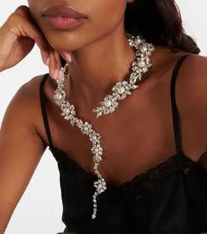 Simone Rocha Fragment Heartbloom Embellished Necklace