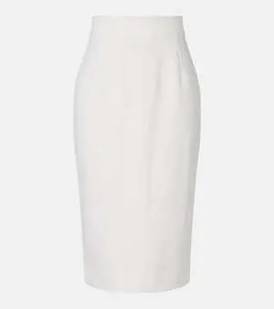 Dolce & Gabbana Pencil Skirt - White