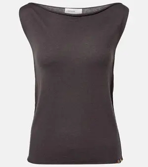 Extreme Cashmere N°469 Breeze Wool And Cashmere Top