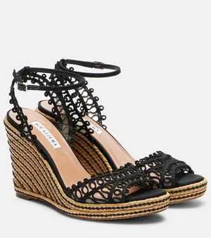 Aquazzura Open Toe Espadrilles