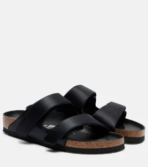 BIRKENSTOCK Arizona Satin Sandals - Black
