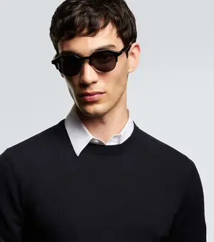 Dior Dioribbon R1i Round Sunglasses - Black