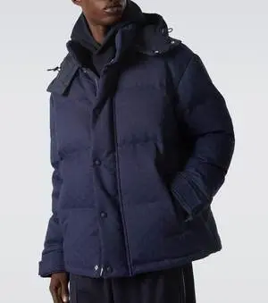 Gucci Gg Canvas Down Jacket