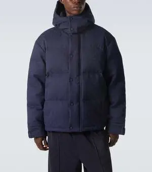 Gucci Gg Canvas Down Jacket