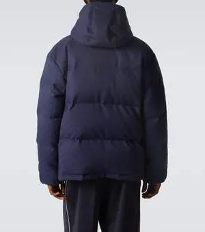 Gucci Gg Canvas Down Jacket