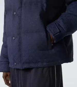 Gucci Gg Canvas Down Jacket