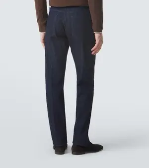 Kiton Slim Fit Jeans - Blue