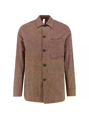 HEVO Chest-pocket Checked Shirt