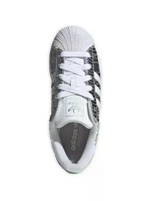 Adidas Superstar Ii Leather Sneakers - Silver
