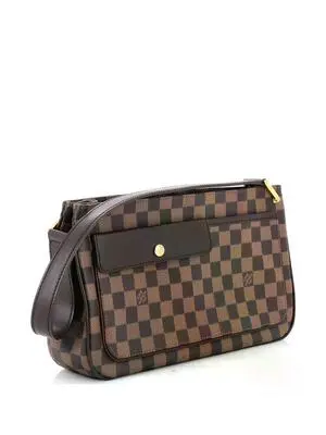LOUIS VUITTON Aubagne Damier Shoulder Bag - Brown