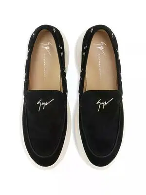GIUSEPPE ZANOTTI Conley String Loafers With Metal Detail