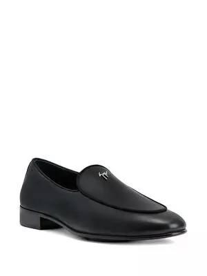 GIUSEPPE ZANOTTI Signature Detail Valtor Loafers - Black