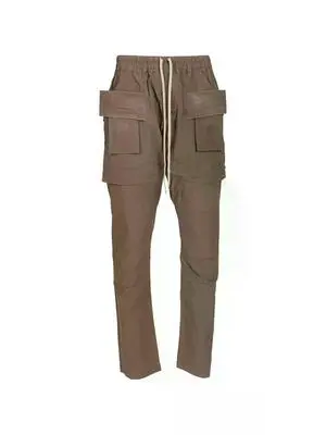 Rick Owens Elasticated Waist Cargo Pants - Brown