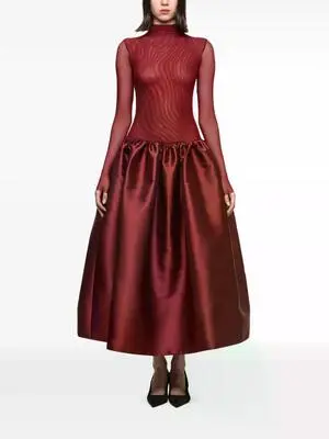 ATU BODY COUTURE Sheer Ruffled Dress
