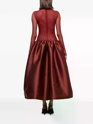 ATU BODY COUTURE Sheer Ruffled Dress