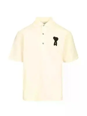 AMI Paris Logo Appliqué Polo Shirt
