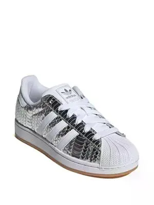 Adidas Superstar Ii Lace-up Sneakers - Silver