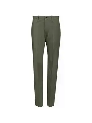 NINE:INTHE:MORNING Straight Trousers - Green