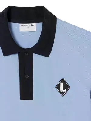 Lacoste Logo-appliqué Polo Shirt - Blue