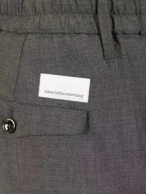 NINE:INTHE:MORNING Elasticated Straight-leg Trousers