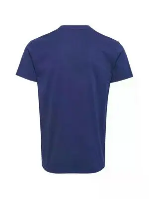 BLACKJACK Logo-detail T-shirt - Blue