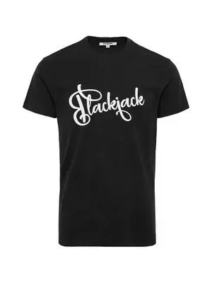 BLACKJACK Logo-print T-shirt