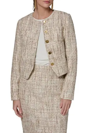 Donna Karan New York Metallic Outerwear For Women