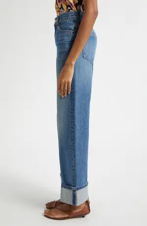 Ulla Johnson Genevieve Pintuck Jeans - Danube